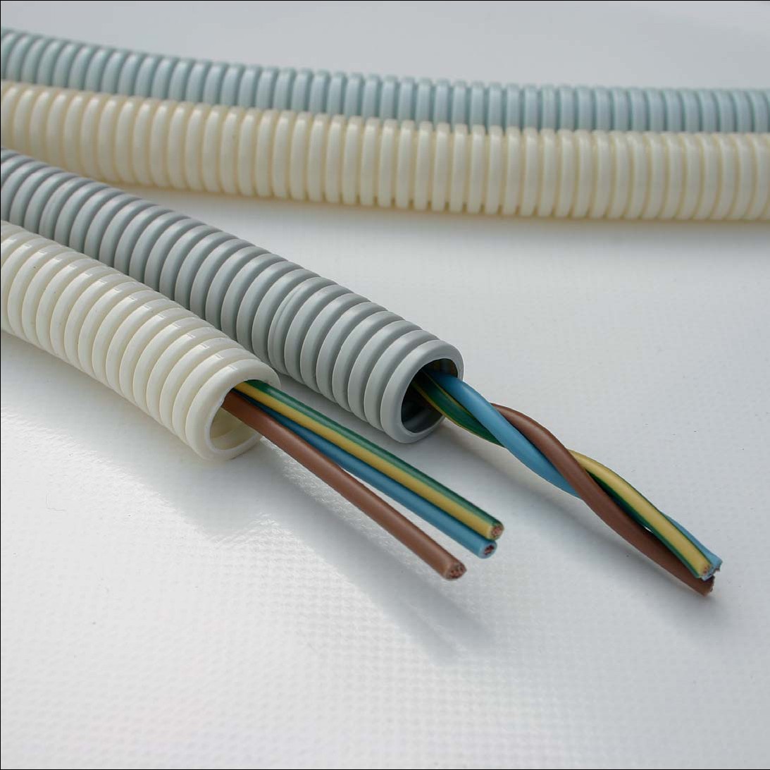 Powerline, flexible med elinstallationsrør